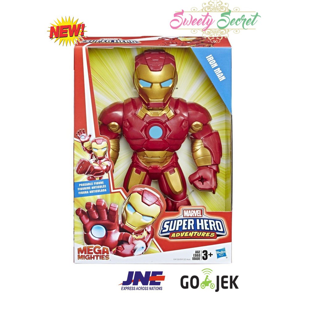 Jual Mainan Anak Playskool Heroes Marvel Iron Man 17cm SNI Original ...