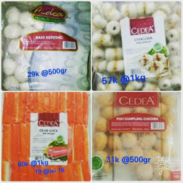 Jual Nugget Kepiting / Baso Kepiting / Chicken Dumpling / Crab stick ...