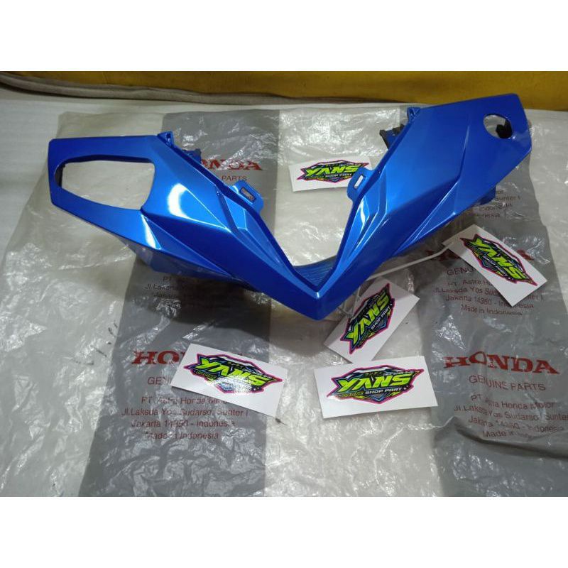 Jual Batok pala depan beat new led cbs abs K1A 2020 2021 Biru | Shopee ...