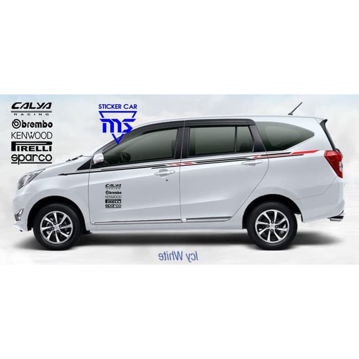 Jual sticker stiker mobil toyota calya avanza velos sponsorship side ...