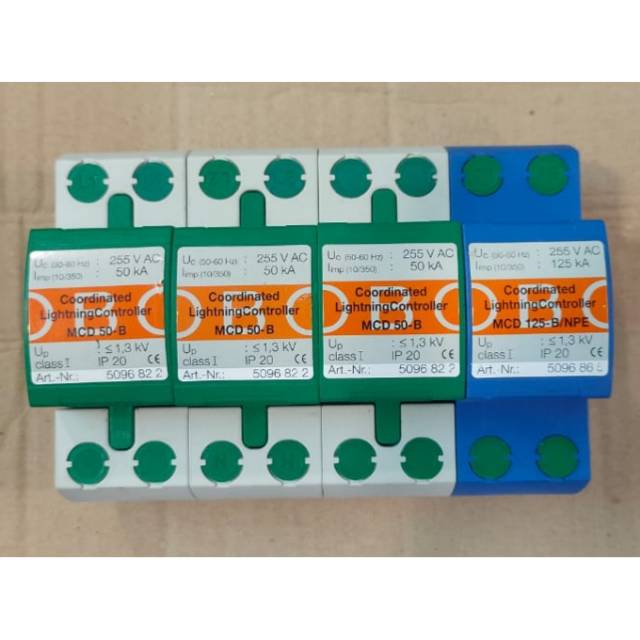 Jual Surge Arrester OBO MCD 50-B 50Ka 3P + NPE | Shopee Indonesia
