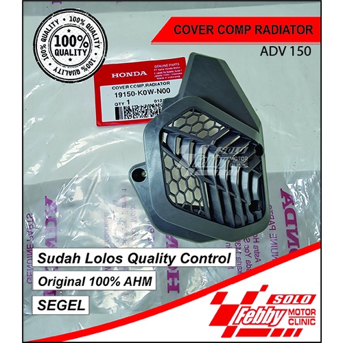 Jual COVER TUTUP RADIATOR HONDA ADV 150 ORIGINAL AHM 19150-K0W-N00 ...