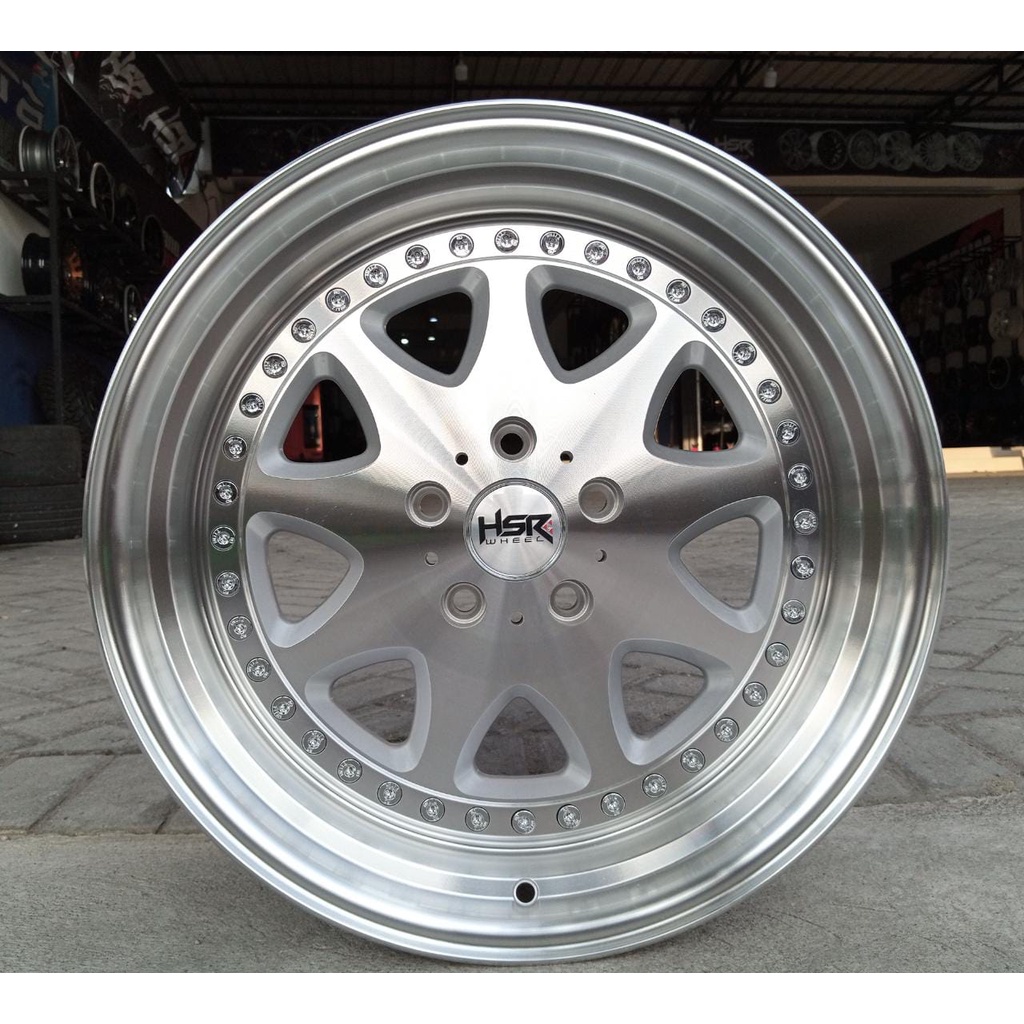 Jual Velg Mobil Racing Murah R18 HSR BAVARIA Warna Silver Polish Buat ...