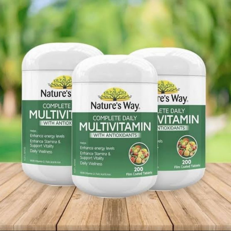 Jual Nature's Way Complete Daily Multivitamin with Antioxidant (200 ...