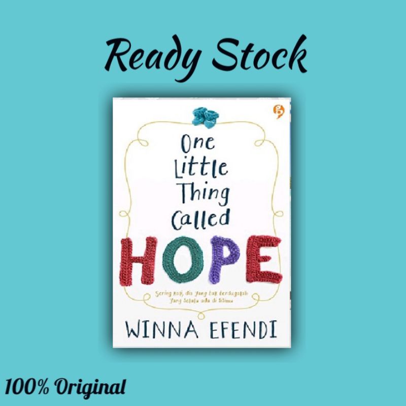 Jual ONE LITTLE THING CALLED HOPE - Winna Efendi - Ready Stock ...