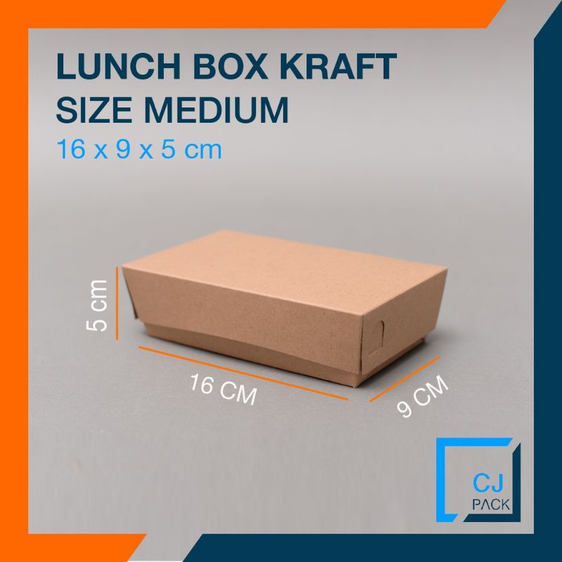 Jual Paper lunch box kotak makanan kertas | Shopee Indonesia