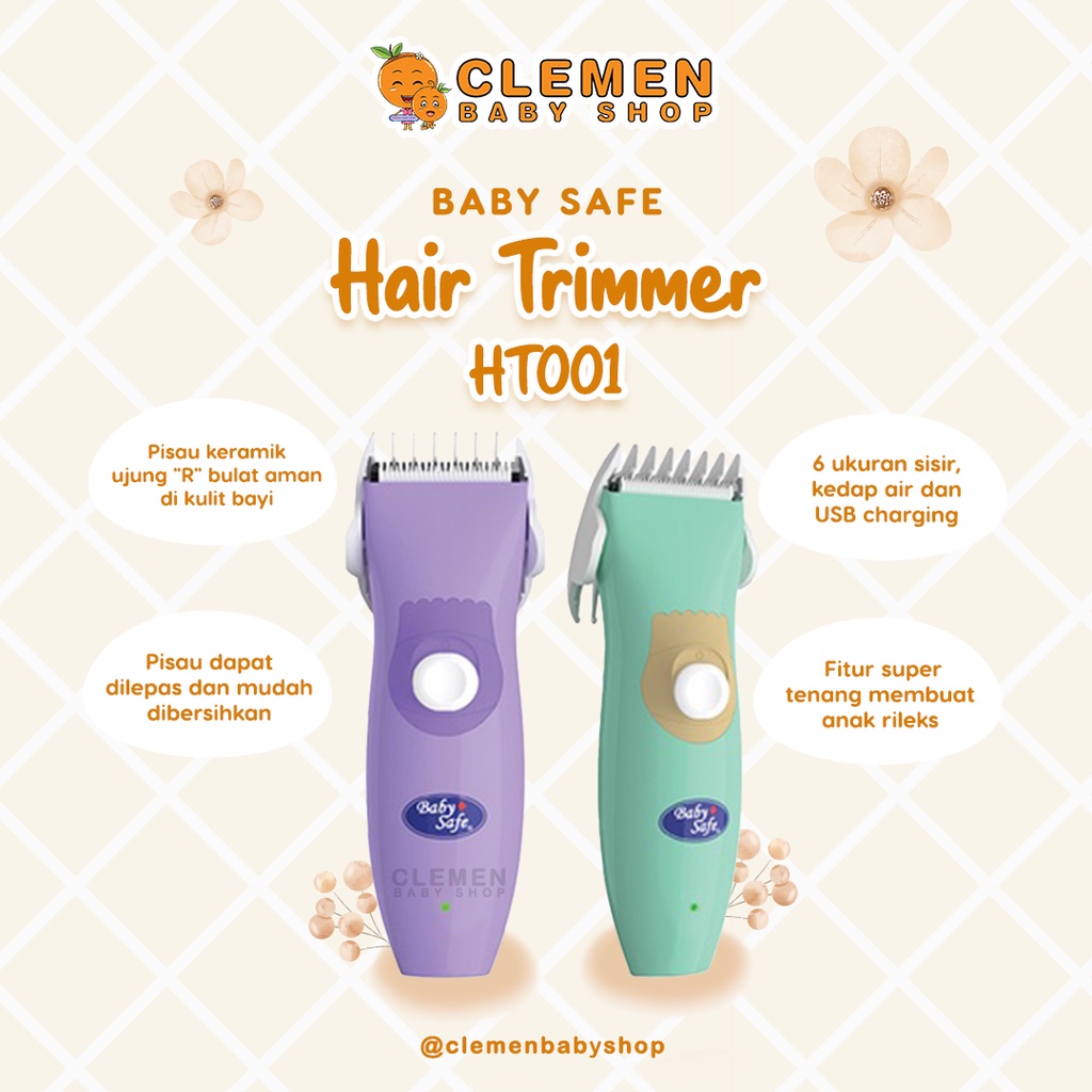 Jual Baby Safe Hair Trimmer ( Alat Cukur Rambut Baby Kids ) | Shopee ...