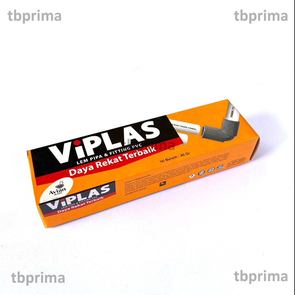 Jual Lem pipa pvc VIPLAS TUBE 40gr | Shopee Indonesia
