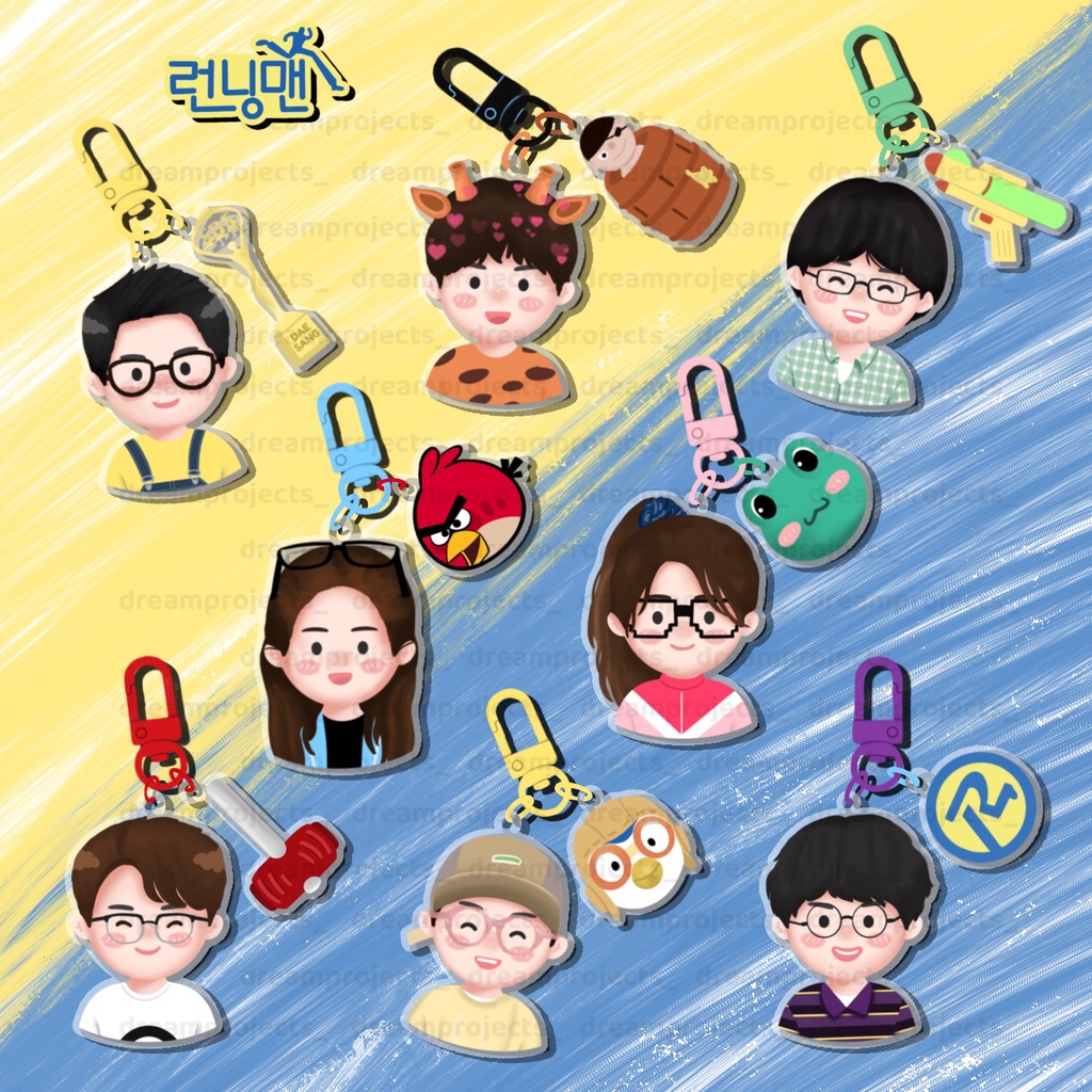 Jual Running Man Keychain episode 560 member ver. | Shopee Indonesia