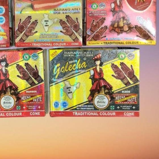 Jual Henna / Hena / Heena Tangan Golecha Original Edisi 2022 Expired ...