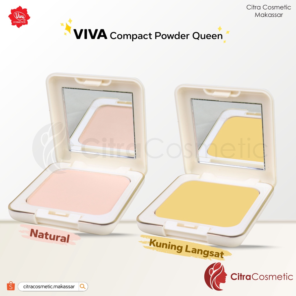 Jual ️CitraCosmetic ️ Viva Compact Queen Natural | Kuning Langsat ...