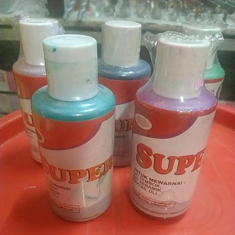 Jual Pigmen pewarna cat tembok water based 100gr Supertex | Shopee ...