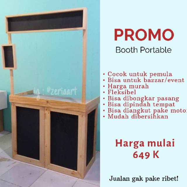 Jual BOOTH PORTABLE / BOOTH JUALAN MURAH | Shopee Indonesia