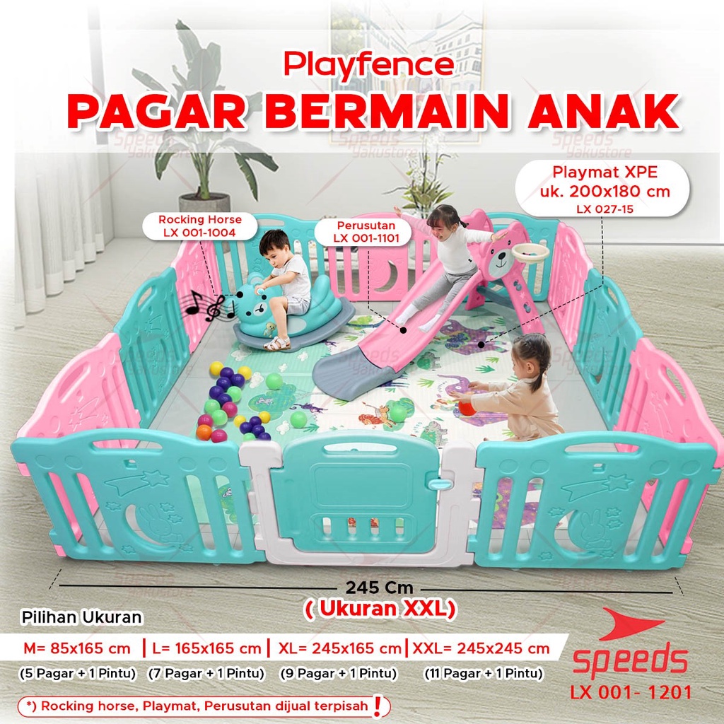 Jual SNI Pagar Bayi Playpen Bayi Pagar Mainan Anak Set Bayi Baby Fence ...