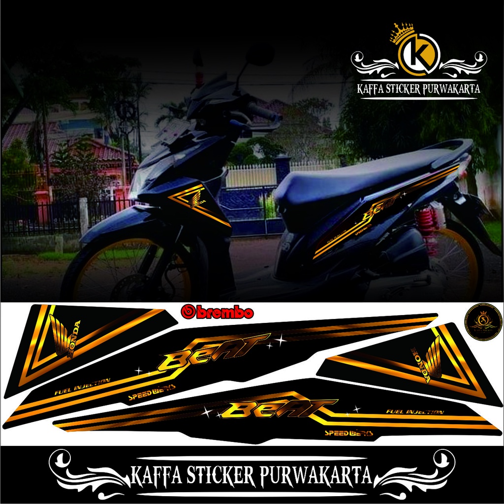 Jual Striping Beat Fi 2013 2014 2015 Variasi Sticker Motor Stiker ...