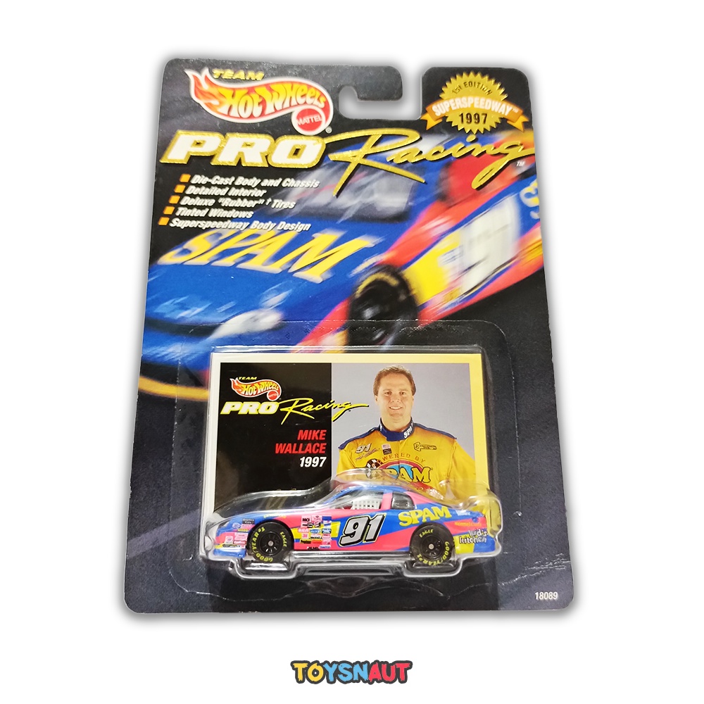 Jual HW Hotwheels Pro Racing Nascar 1997 Mike Wallace #91 Spam Monte ...