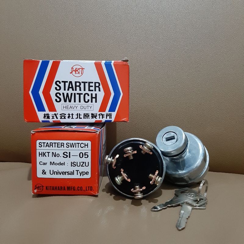 Jual Kunci Kontak / Switch Starter HKT SI 05 - Isuzu - Universal Type | Shopee Indonesia
