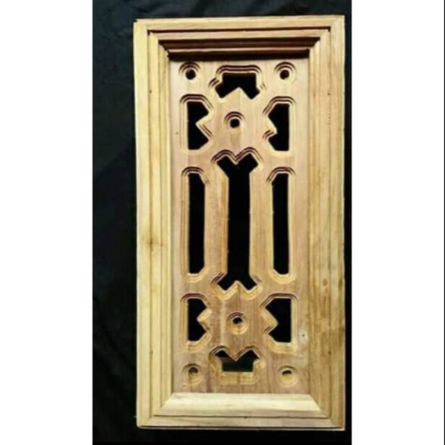 Jual Loster kayu jati murah/ventilasi udara | Shopee Indonesia