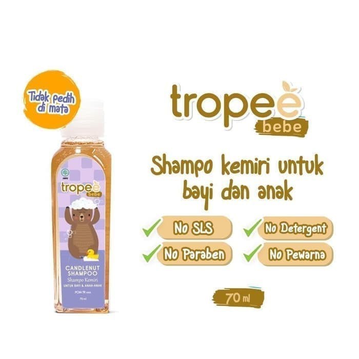 Jual Tropee Bebe - Candlenut Shampoo 70ml | Shopee Indonesia