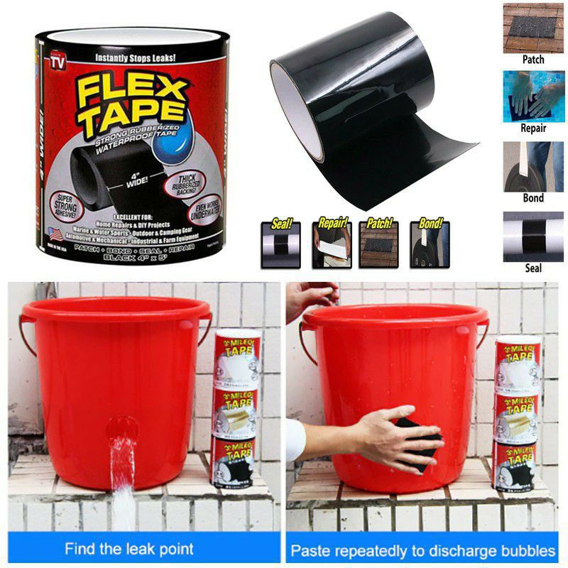 Jual Flex Tape -Isolasi Ajaib Super Kuat Rubberized Water Proof | Shopee Indonesia