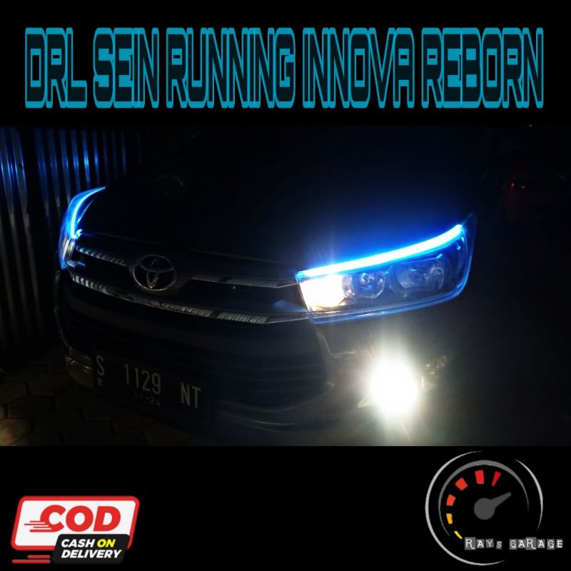Jual lampu DRL sein running innova reborn super terang lampu alis lampu ...