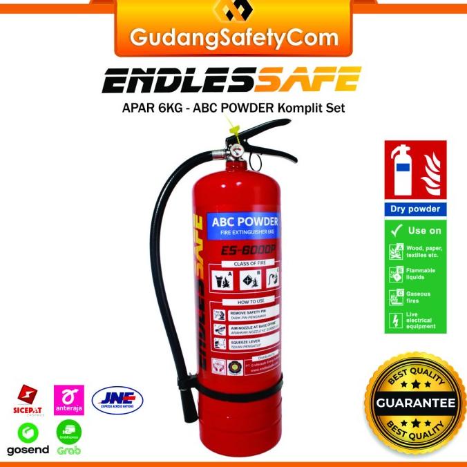 Jual APAR 3KG isi ABC Powder Komplit Set /fire extinguisher/ tabung ...