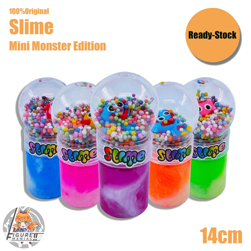 Jual Mainan Anak - Slime Mini Monster Edition 14 cm Import Premium ...