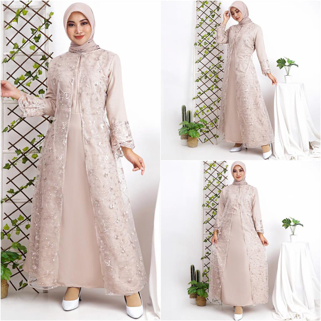Jual GAMIS BUSUI HENA BRUKAT TILE MUTIARA / GAMIS BUSUI MUSLIM / GAMIS ...