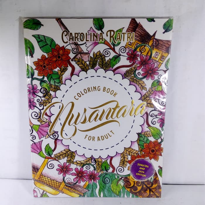 Jual COLORING BOOK FOR ADULT NUSANTARA SUMATRA AND JAVA EDITION ...