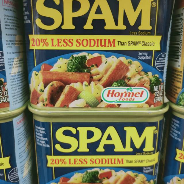 Jual SPAM Meat 340gram - 20% LESS SODIUM | Shopee Indonesia