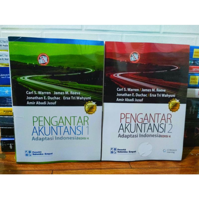 Jual Paket 2 Buku Pengantar Akuntansi 1 dan 2 Adaptasi Indonesia edisi 4 Carl S. Warren | Shopee ...
