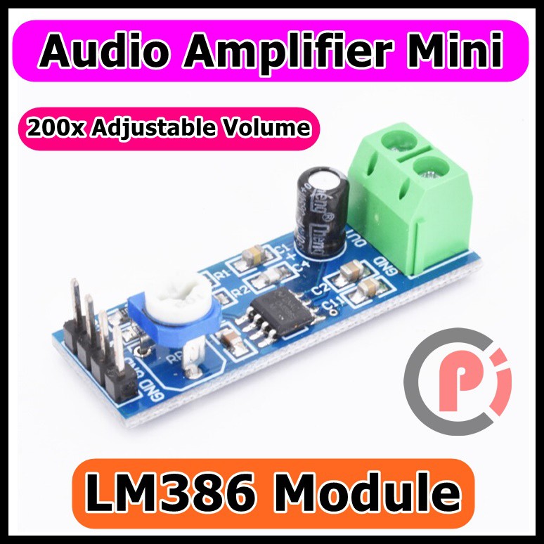 Jual LM386 Audio Amplifier Mini Ampli LM 386 5 sd 12v 200x Adjustable ...