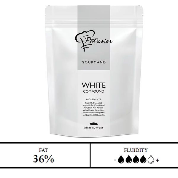 Jual COKELAT COMPOUND White Patissier 250gram | Shopee Indonesia