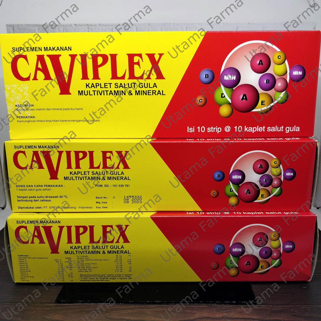 Jual CAVIPLEX PER BOX | MULTIVITAMIN | | Shopee Indonesia