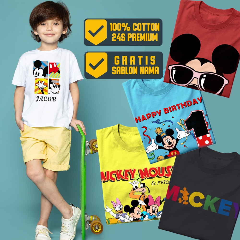 Jual Disney Mickey Mouse - Kaos Anak Baju Mickey Mouse Baju Couple ...