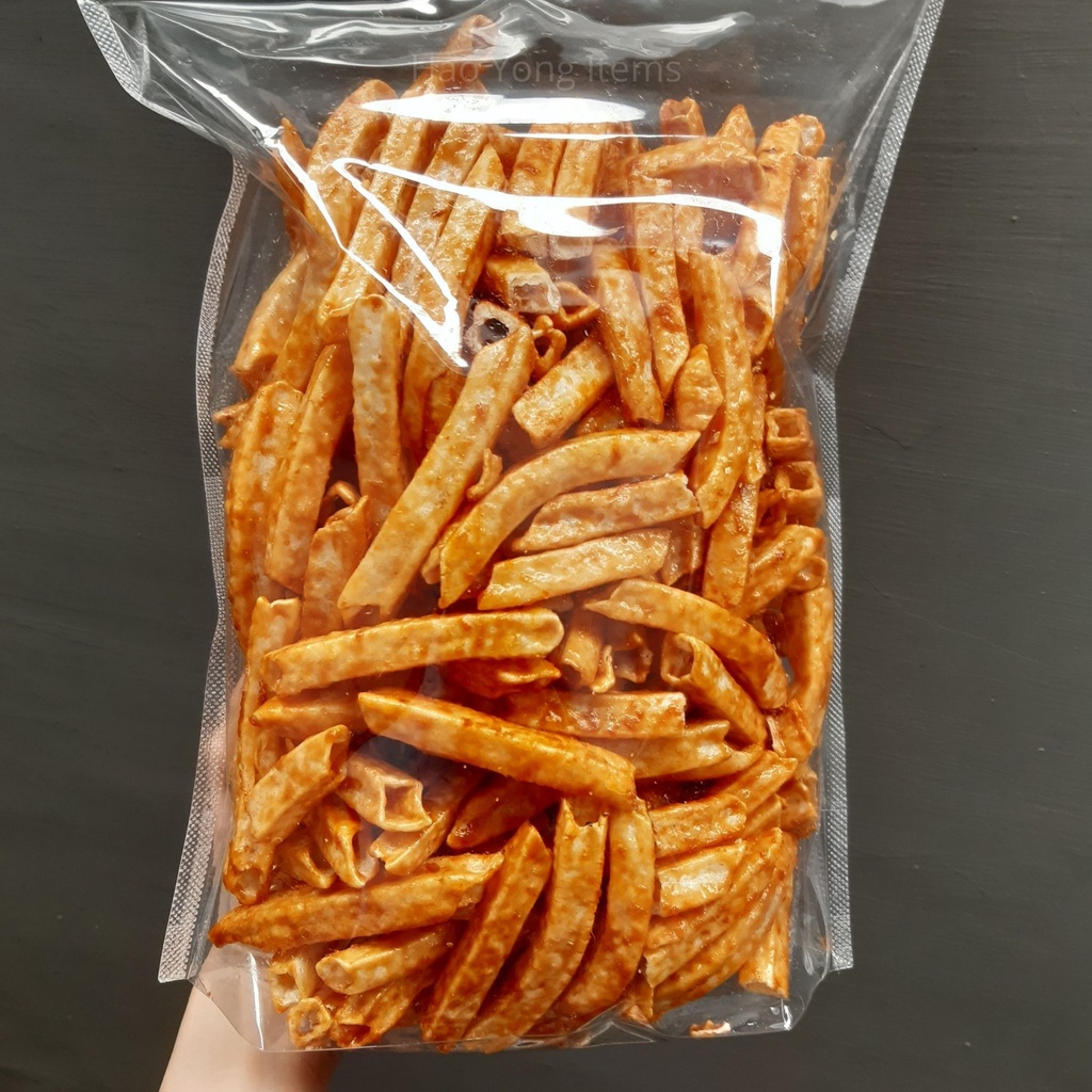 Jual Stik Kentang Pedas Manis 500g / Kerupuk Kentang Pedas Manis / Stik ...