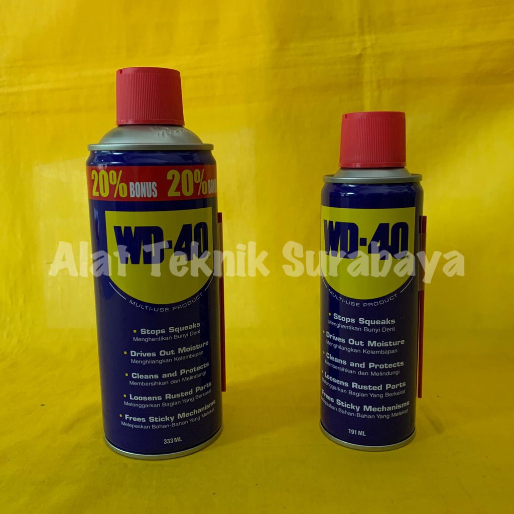 Jual WD-40 191 / 333 / 412 ML / 6,5 11,2 13,9 OZ PELUMAS / CAIRAN ANTI KARAT / WD40 WD 40 ...
