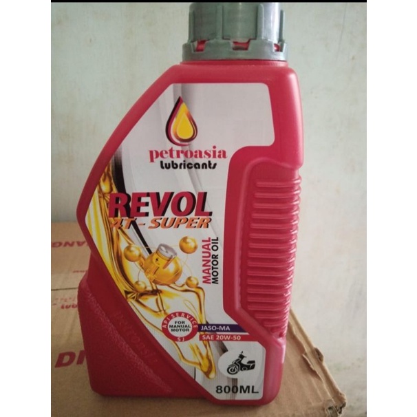 Jual READY ( Oli Petroasia REVOL SUPER 4T 800ml // 1 Liter JASO-MA SAE ...