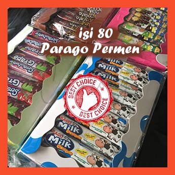 Jual PERMEN PARAGO ISI 80 /Empuk 640gr - Permen Susu Permen Cokelat ...