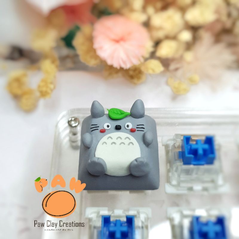 Jual artisan keycaps + keycap lucu + totoro + ghibli + unik + mekanikal ...
