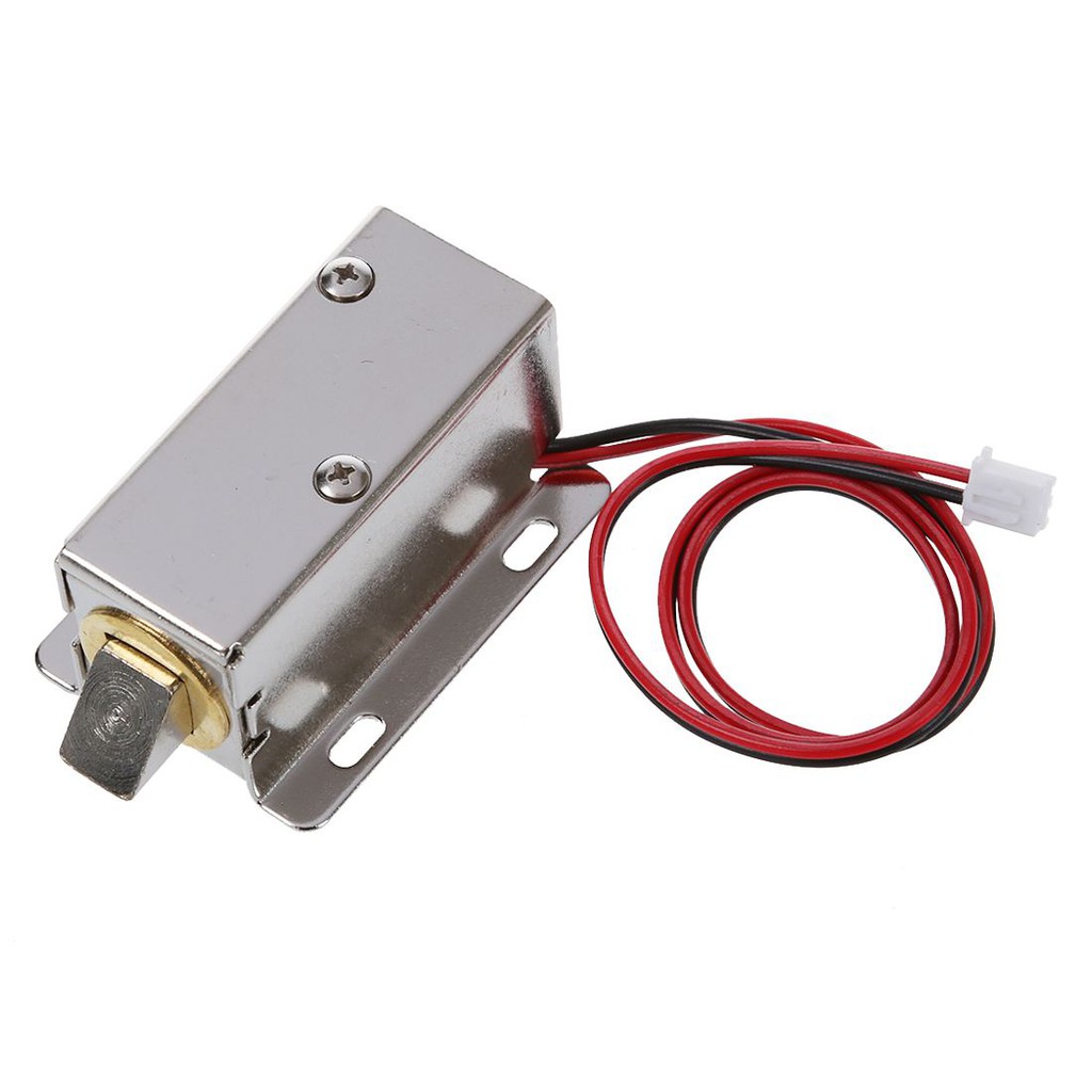 Jual Solenoid Door Lock 12v Automatic Electronic Arduino RFID | Shopee ...
