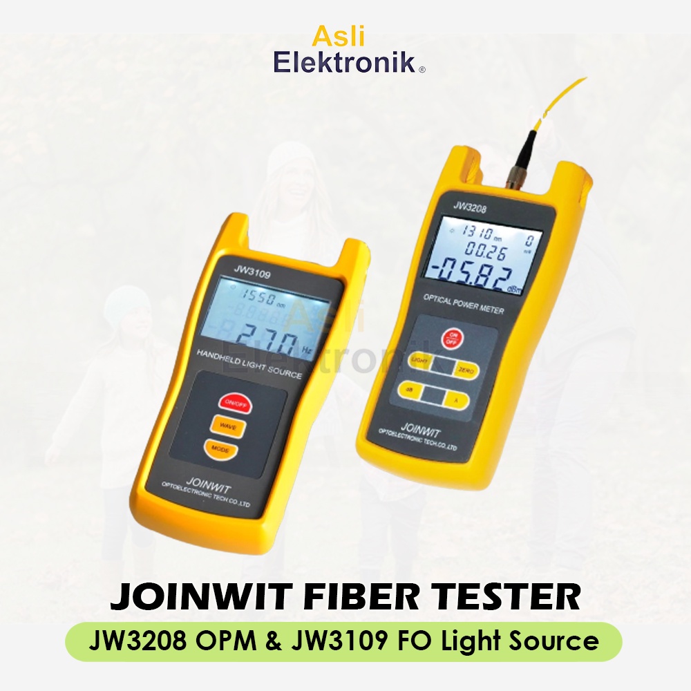 Jual JoinWit Fiber Tester Kit with JW3208 Optical Power Meter and ...