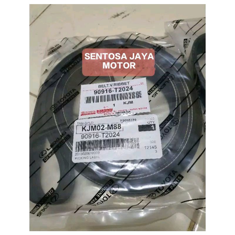 Jual Tali Kipas Van belt fanbelt V belt innova hilux fortuner bensin original | Shopee Indonesia