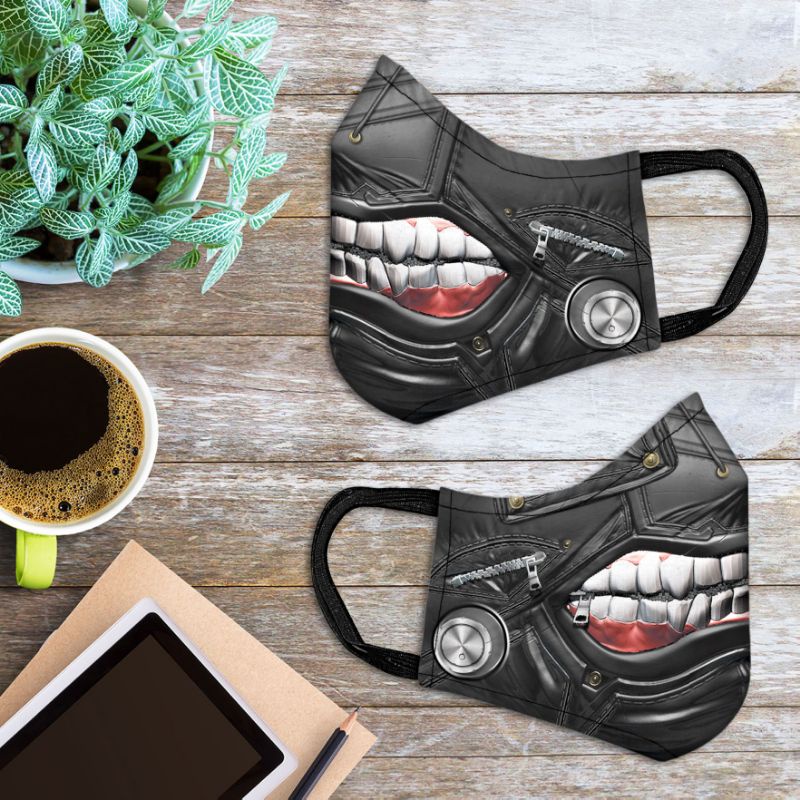 Jual Masker Kain 3ply - Tokyo Ghoul Kaneki Ken (Printing tanpa ...