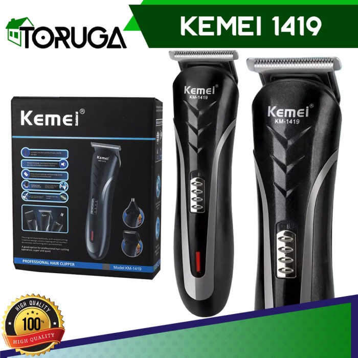 Jual KM-1419 Alat Cukur Rambut Kemei Clipper 3 in1 Rechargeable Multifungsi | Shopee Indonesia