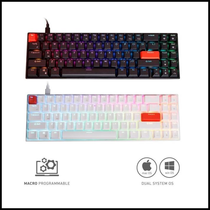 Jual Keyboard Gaming Mechanical Rexus Daxa M71 Classic | Shopee Indonesia