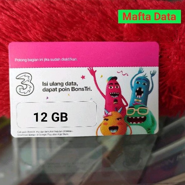 Jual Voucher Data Tri 12 gb New (12gb) | Shopee Indonesia