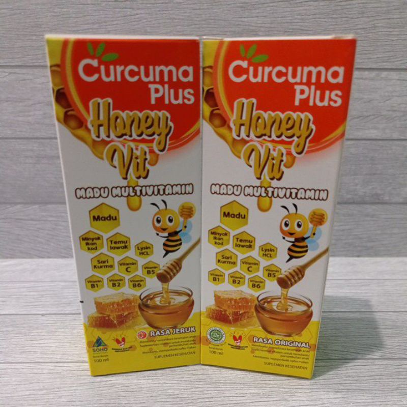 Jual Curcuma Plus Honey Vit (madu multivitamin) 100ml | Shopee Indonesia