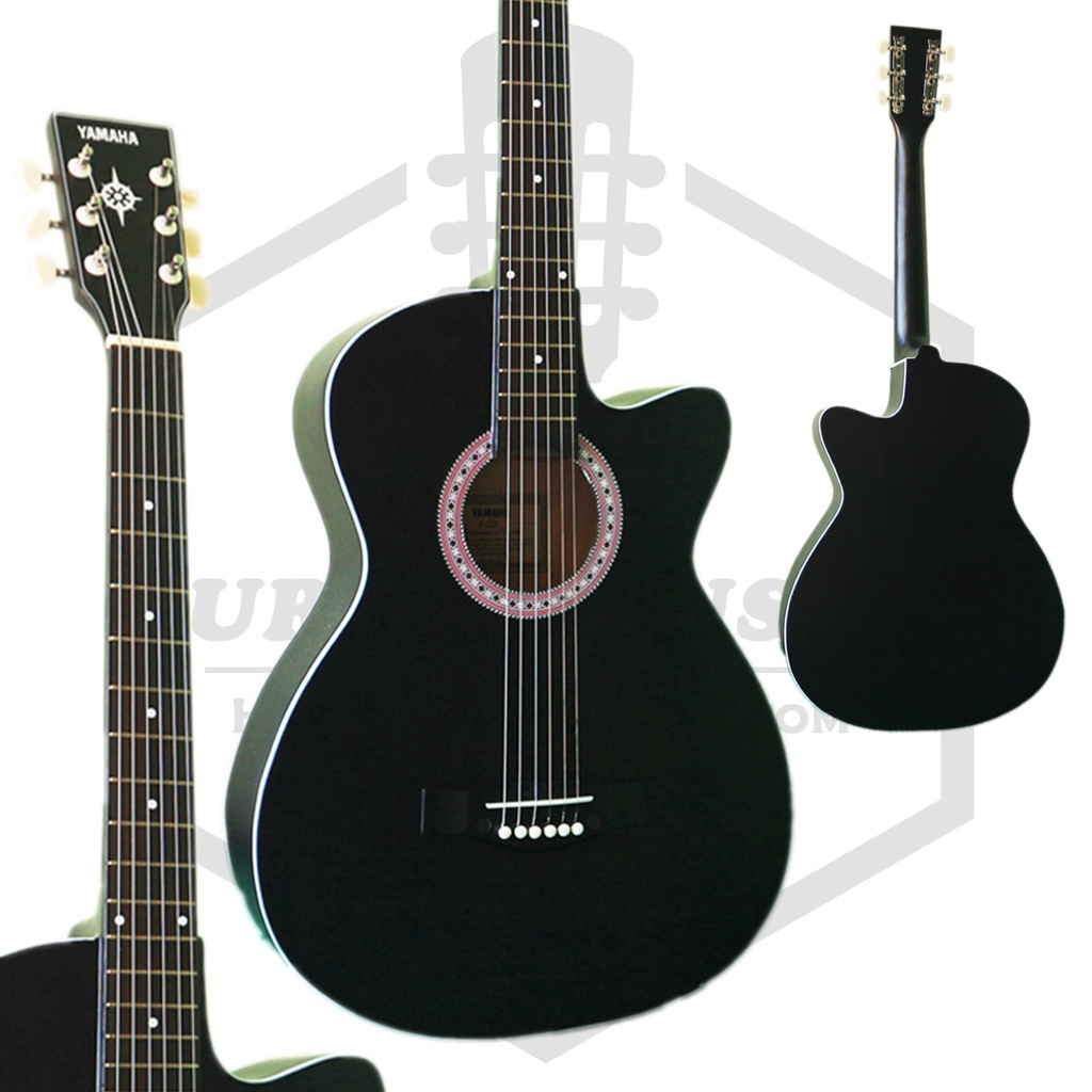 Jual Gitar Akustik Murah untuk Pemula Warna Hitam Coklat Natural Cream ...