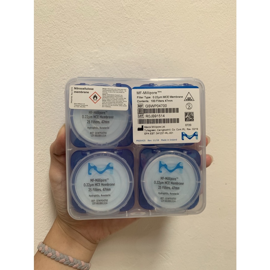 Jual MCE Membrane Cellulose Filter 0.22um 47mm GSWP04700 MF - MILLIPORE ...